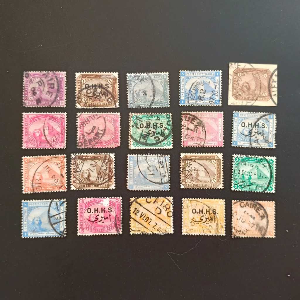 G1555 Old Egypt Collection 1888-1906+ 20V Stamps Used | Shopee Singapore
