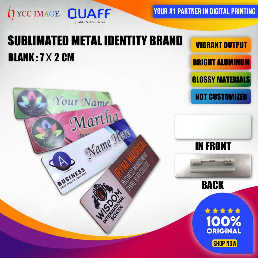 Quaff Name Tag PIN or MAGNET Cikgu School, Public Answers, Royal Staff ...
