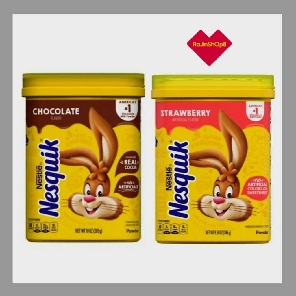 NESTLE NESQUIK Chocolate Powder 285gm , NESTLE NESQUIK Strawberry ...