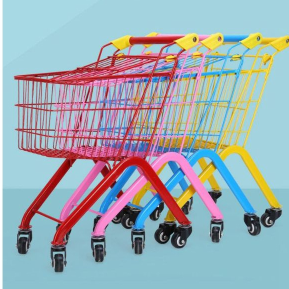 Kids Shopping Cart Toy Children's Supermarket Trolly Shopping Trolley ...