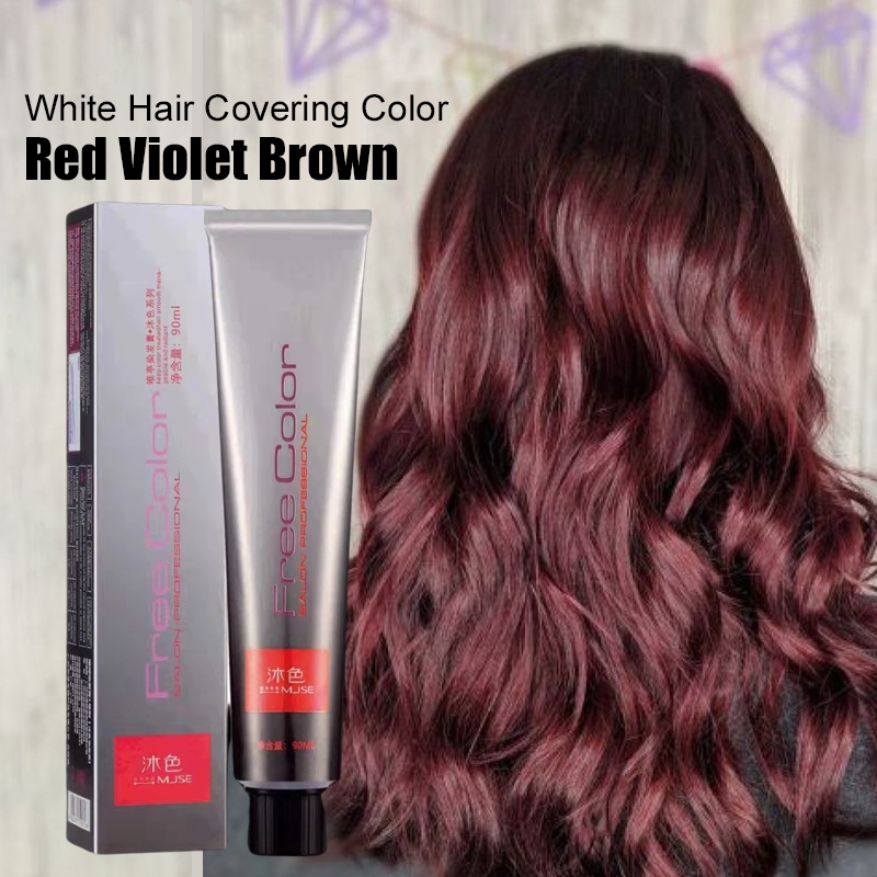 Japan Professional Hair Color 5RV Red Violet Brown Hair Dye Color Cream ...