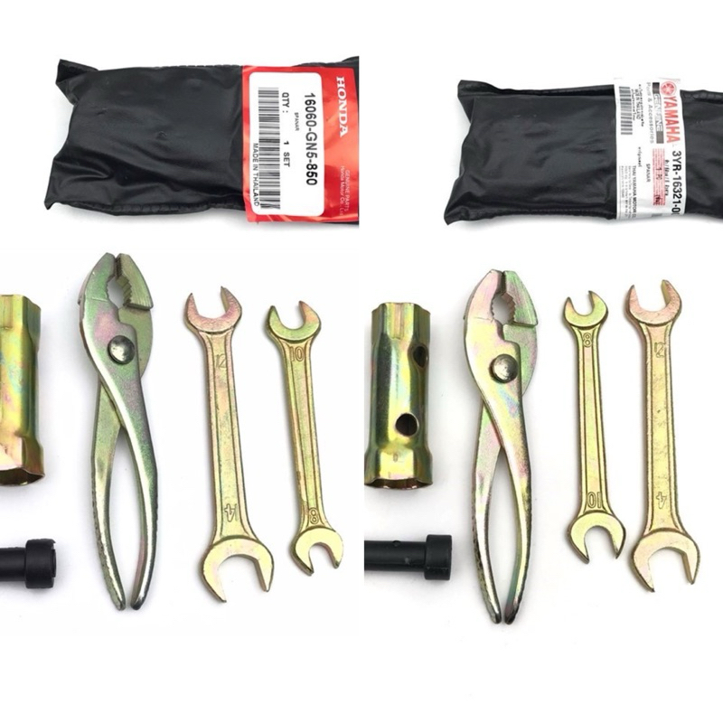 Motorcycle Emergency Tools Kit Heavy Duty Set Bag Alat Motorsikal Moto ...