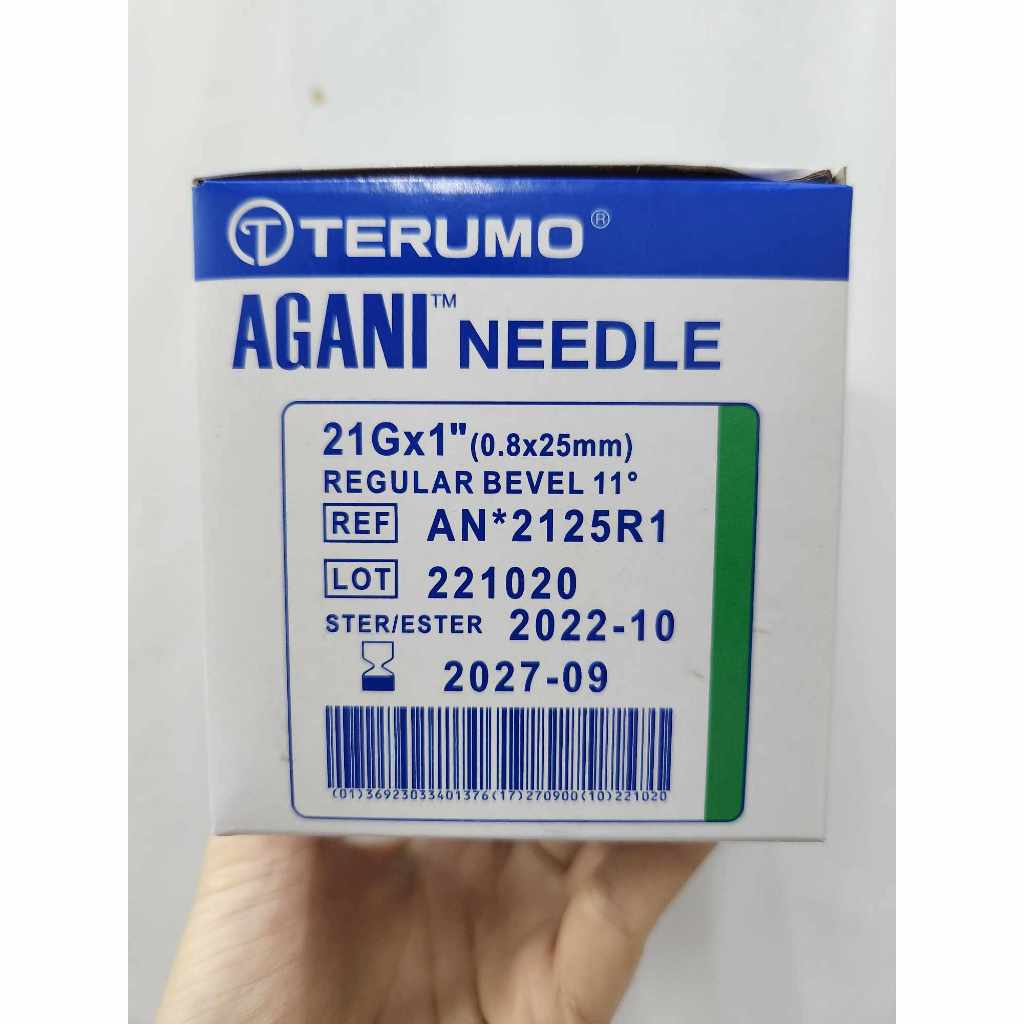Terumo Agani Needle 21Gx1" (100PCS/BOX) | Shopee Singapore