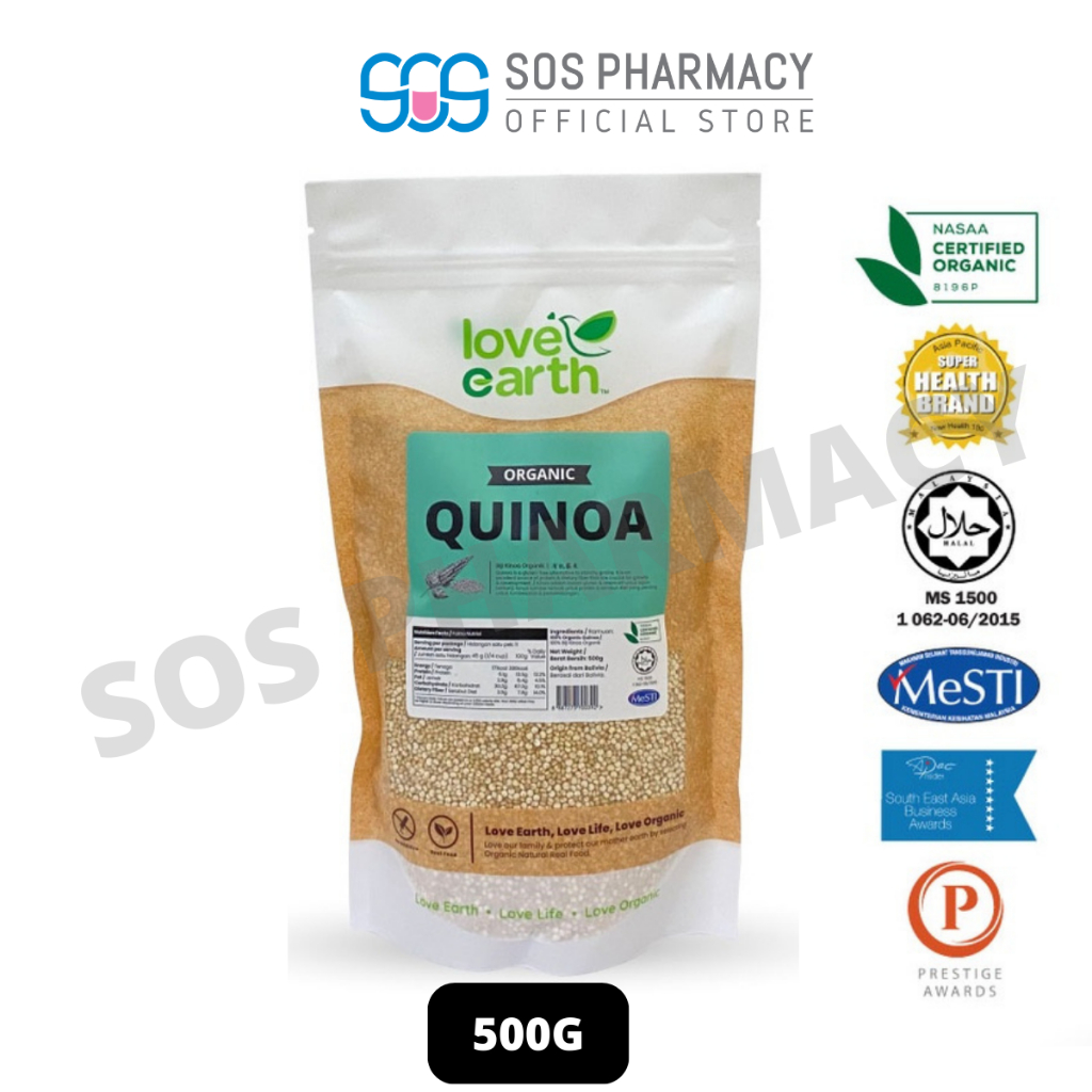 Love Earth Organic Quinoa (500g) | Shopee Singapore