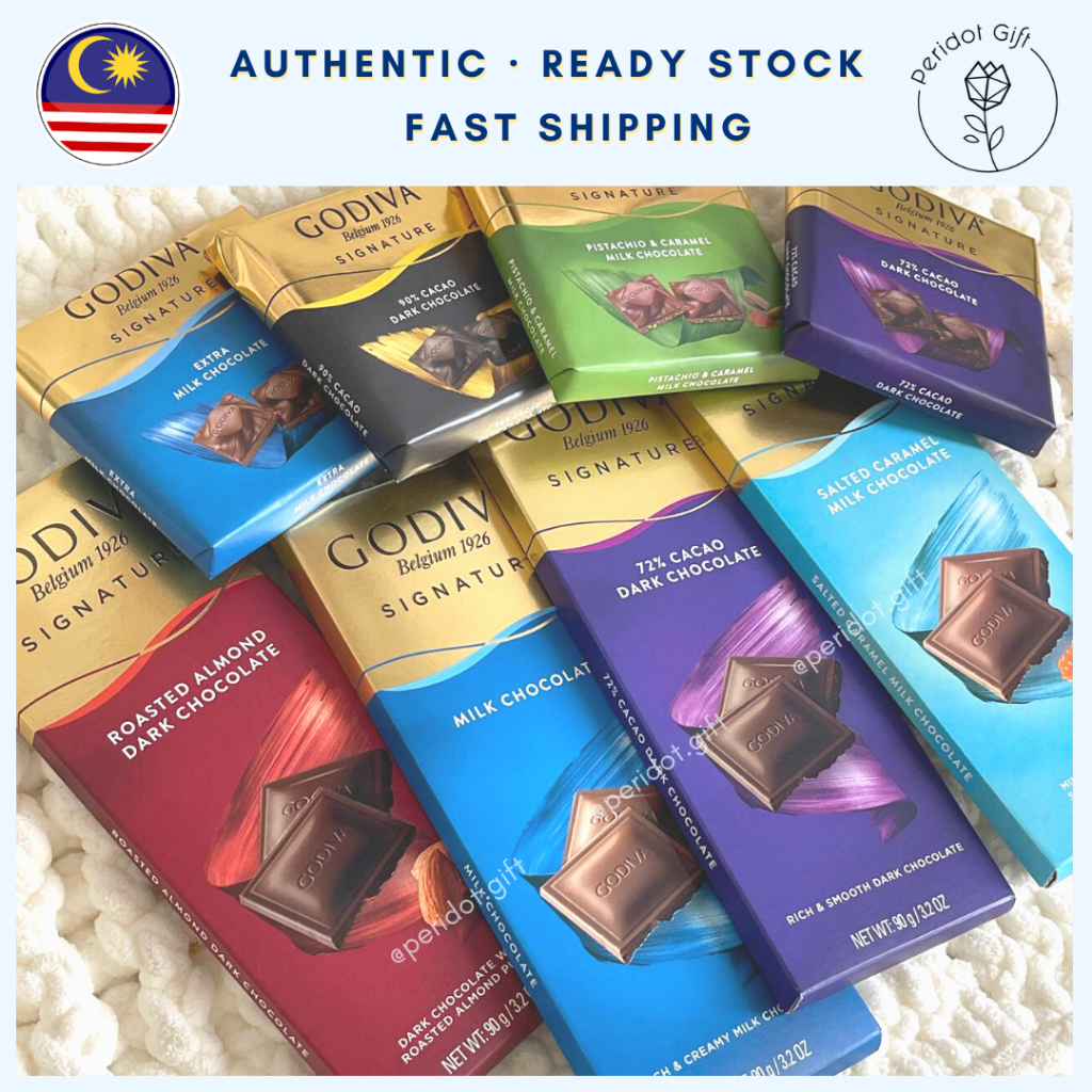Godiva Chocolate Bar 90g and 60g - Halal Coklat | Shopee Singapore