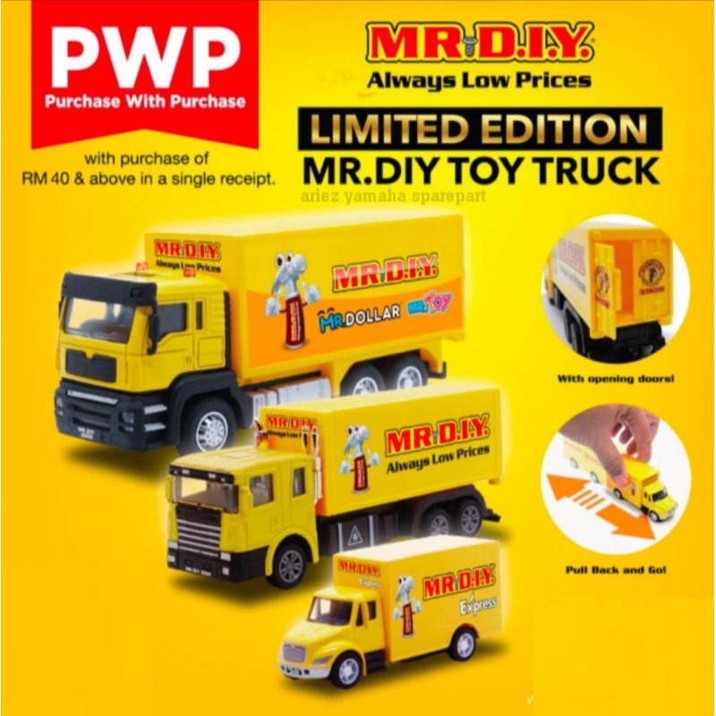 HARGA !!!! TRUCK LORRY / LORI MR.DIY DIECAST ( SPECIAL EDITION ...