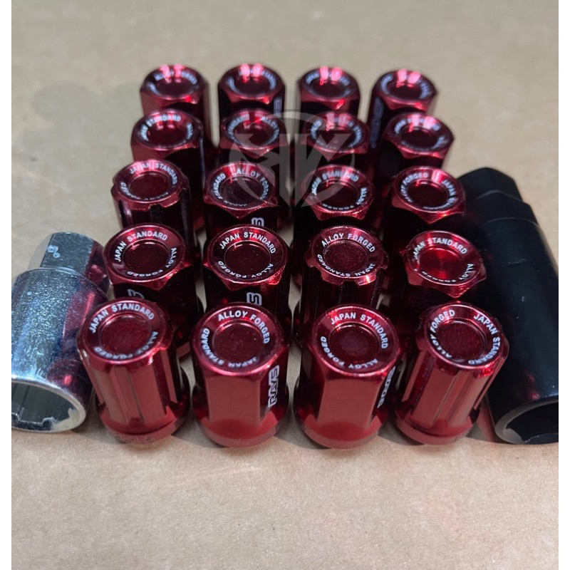 (NEW model)20pcs IRAYS cold forged car wheel lock nut sport rim nut ...