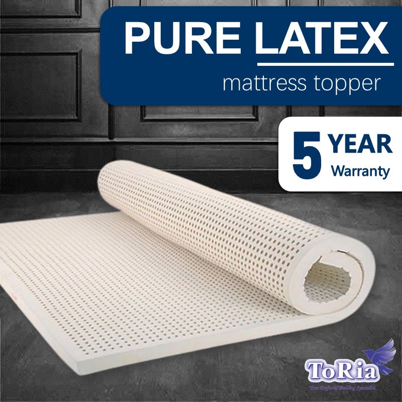 TORIA 100% Natural Latex Topper / Mattress Topper / Pure Latex / Lapik ...