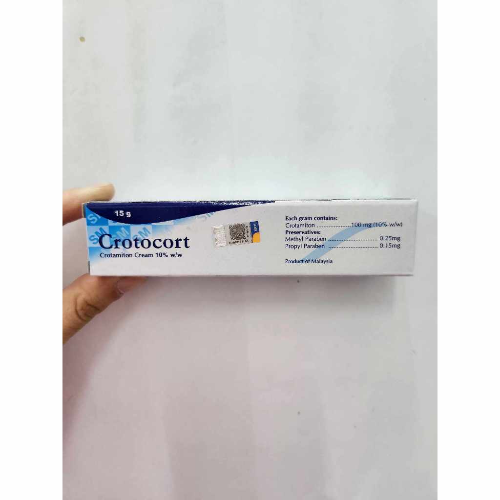 Crotocort [ Crotamiton ] Cream 15g | Shopee Singapore