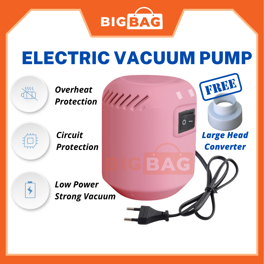 Vacuum Compression Electric Pump For Vacuum Bag 55W 30MM Hole ...