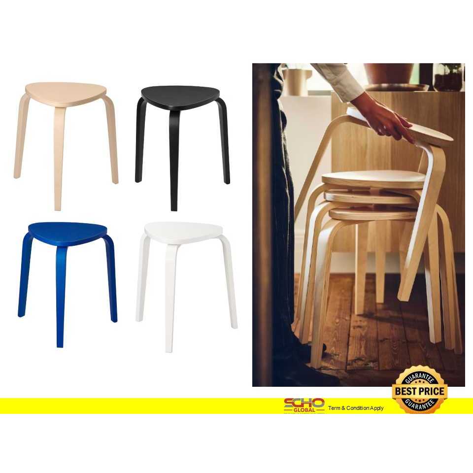 IKEA-KYRRE Stool (height 45cm) | Shopee Singapore