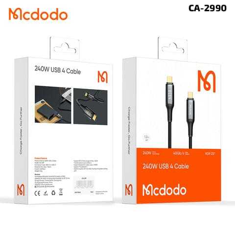 Mcdodo CA-2990 240W PD3.1 USB 4 Cable | Shopee Singapore