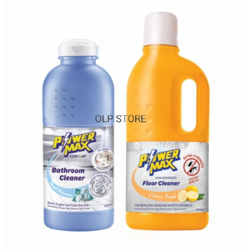 Cosway PowerMax Cleaner (Bathroom Cleaner/Citrus Floor Cleaner)-Exp ...