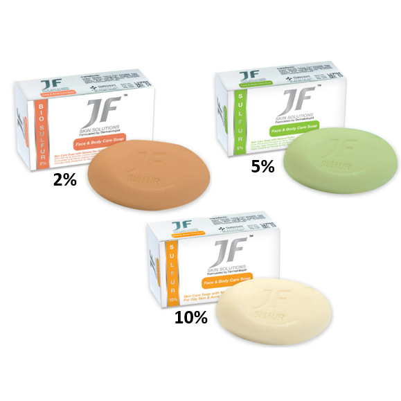 JF Sulfur Anti-Acne Face & Body Soap 100g 2%/5%/10% | Shopee Singapore