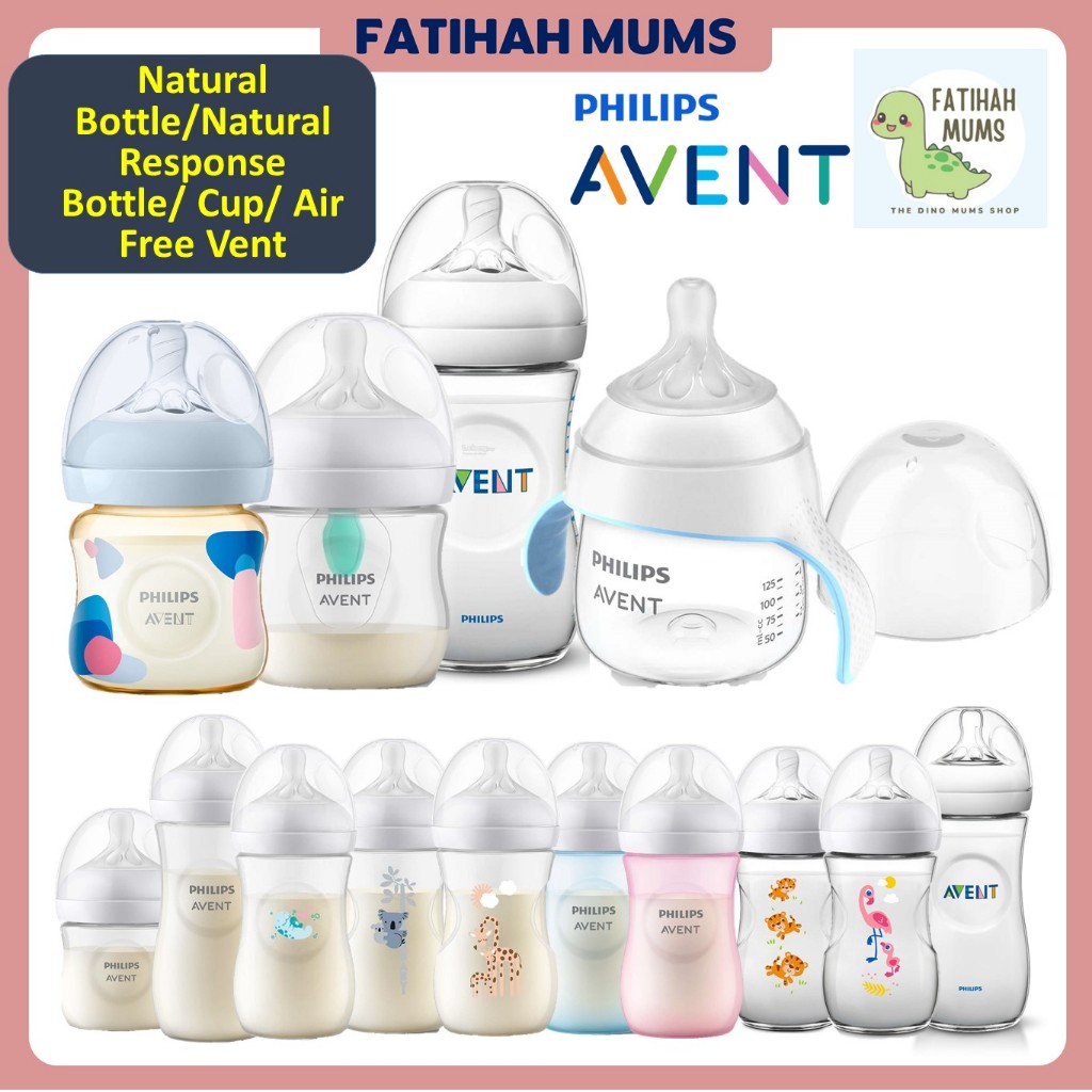 Philips Avent Teats Natural Response Baby Botol Susu Milk Feeding 0m 1m ...