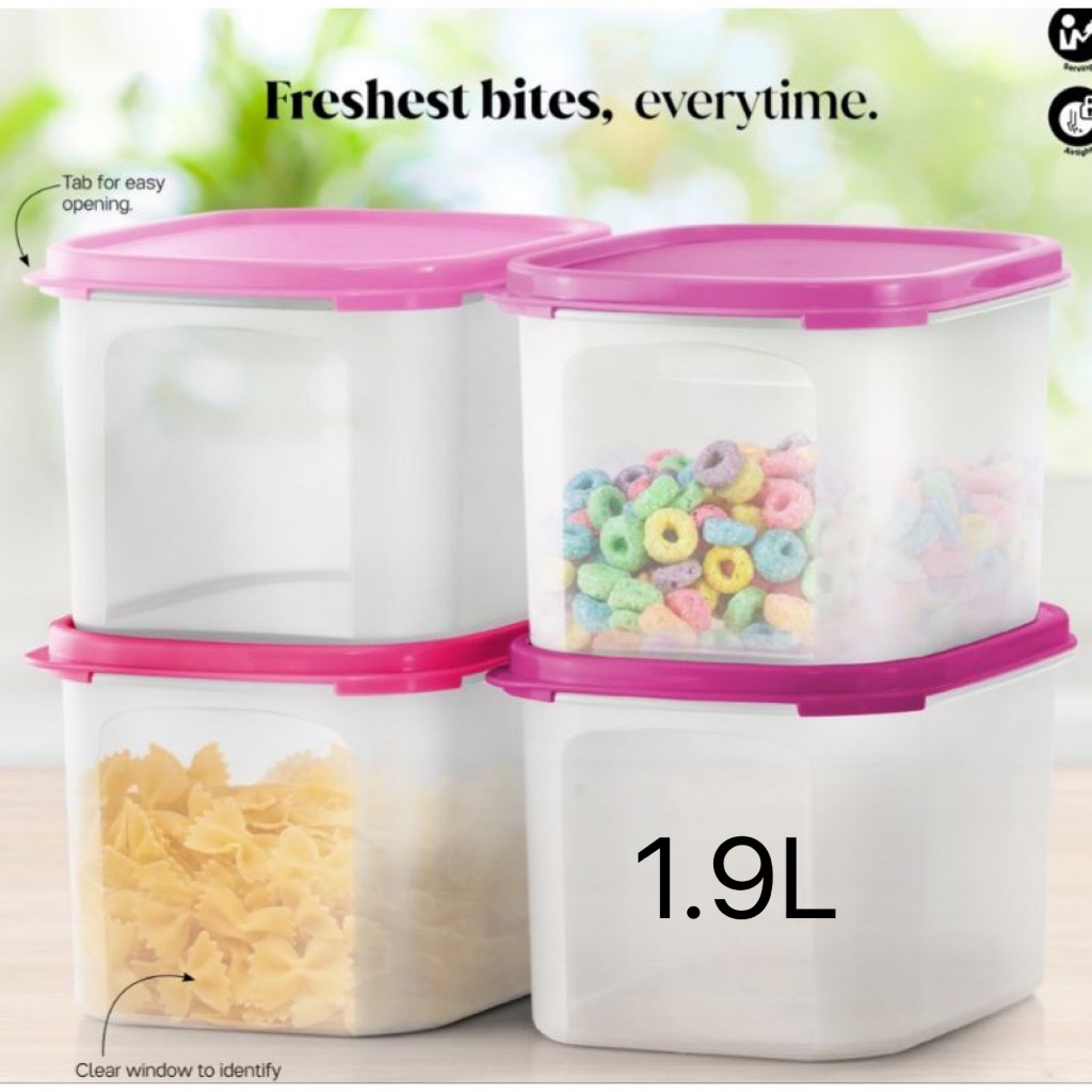 Tupperware Modular Mates Mini Rectangular (1) 1.9L Random Colour ...