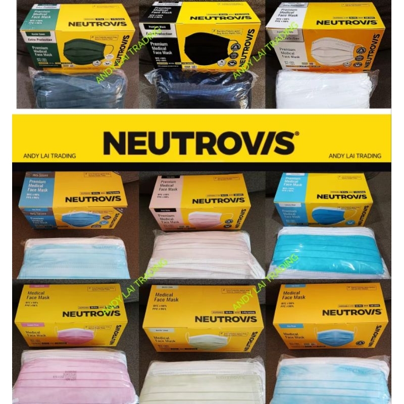 NEUTROVIS Premium Medical Mask 50pcs / Quality Face Mask 50 pieces ...