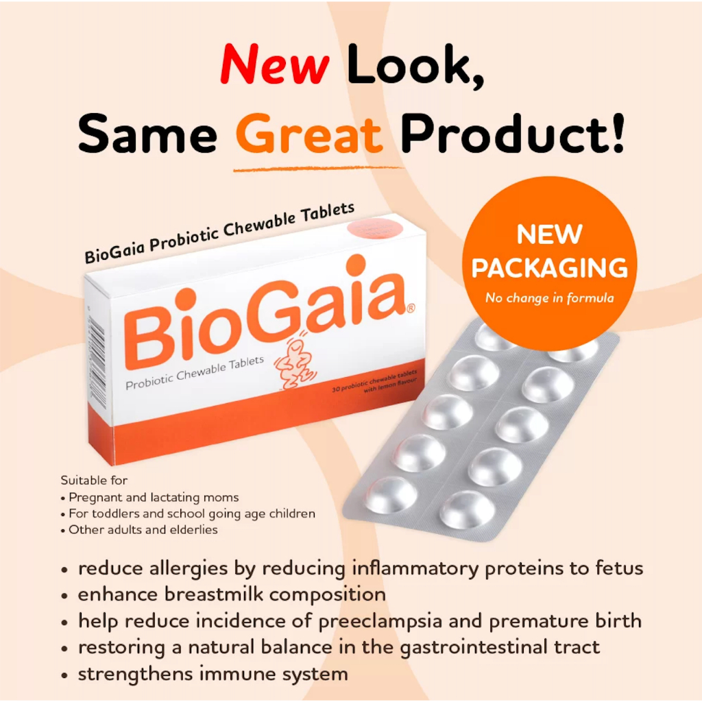 Biogaia Probiotic Chewable Tablets 10's / 30's (Exp: August 2025 ...