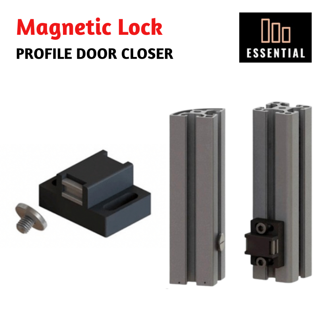 Magnetic Lock PVC, Magnet and Plated Steel Aluminium Profile ...