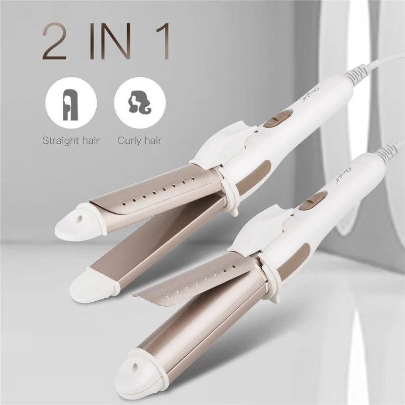 Multifunction 2in1 Hair Straightener And Curler (A218) | Shopee Singapore