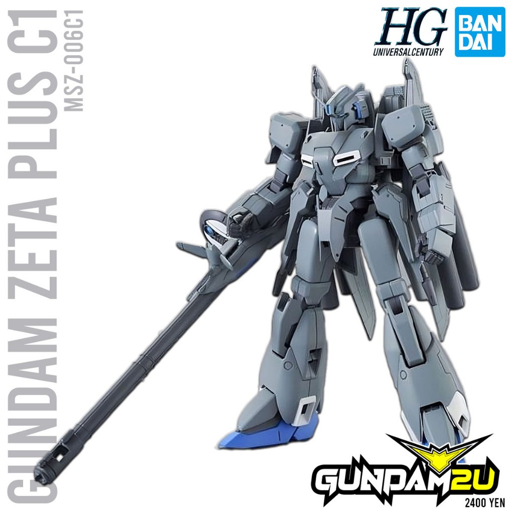 P-BANDAI HG 1/144 Gundam Zeta plus C1 - High Grade HGUC Gundam Sentinel ...