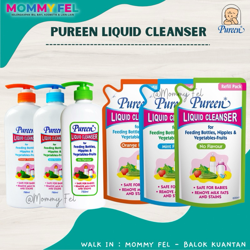 PUREEN LIQUID CLEANSER REFILL 600ML /BOTTLE 750ML | Shopee Singapore