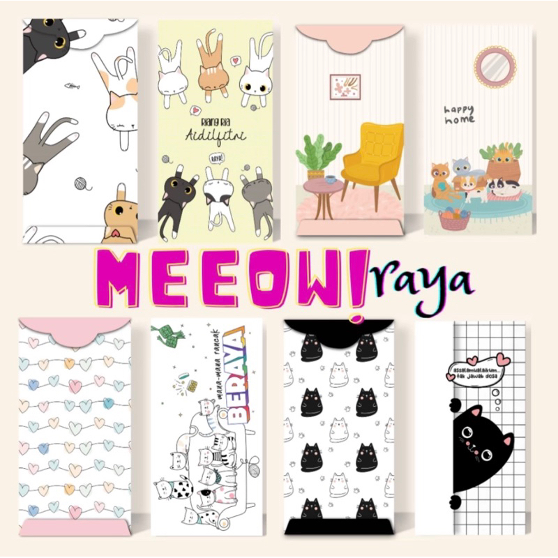 Sampul Raya & Design Kartun Comel (10 pcs/pack) | Shopee Singapore