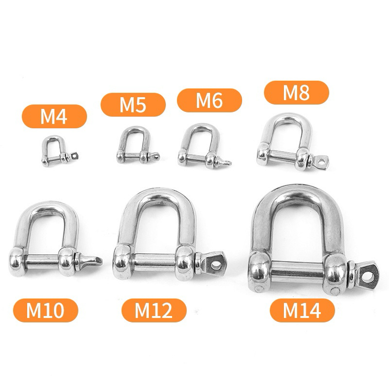 SUS 304 D Shackle High Quality SUS 304 M4 M5 M6 M8 Shackle Stainless ...