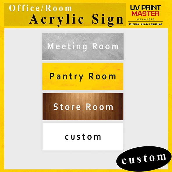 Premium Office Sign Custom Clinic Room CEO Manager Director Staff ...
