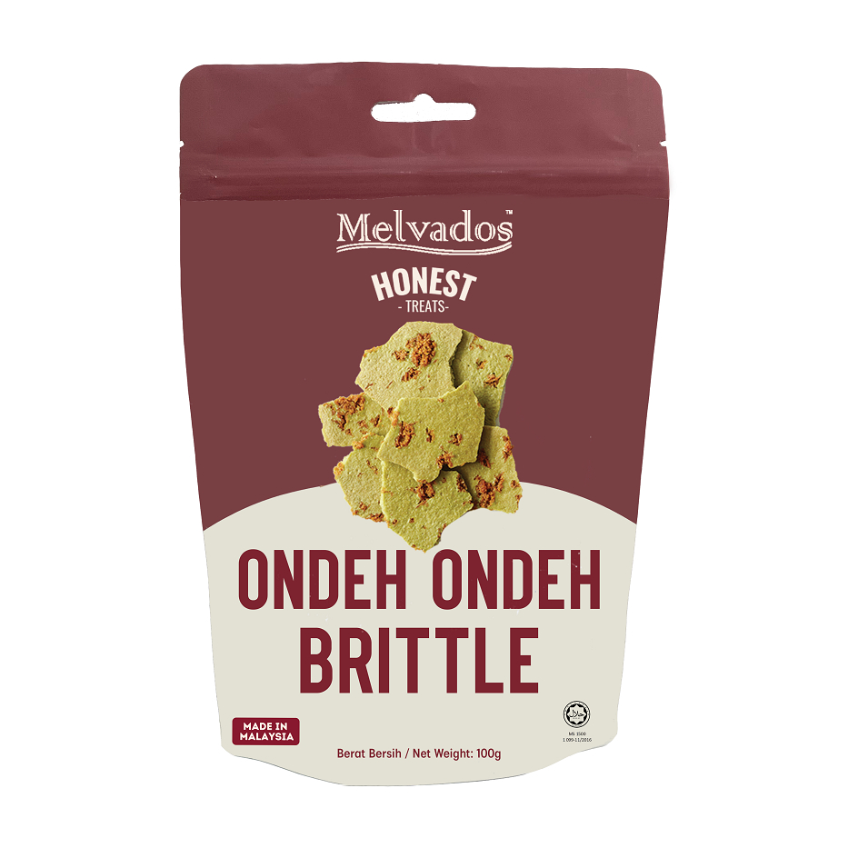Melvados - Ondeh Ondeh Brittle (snack) | Shopee Singapore
