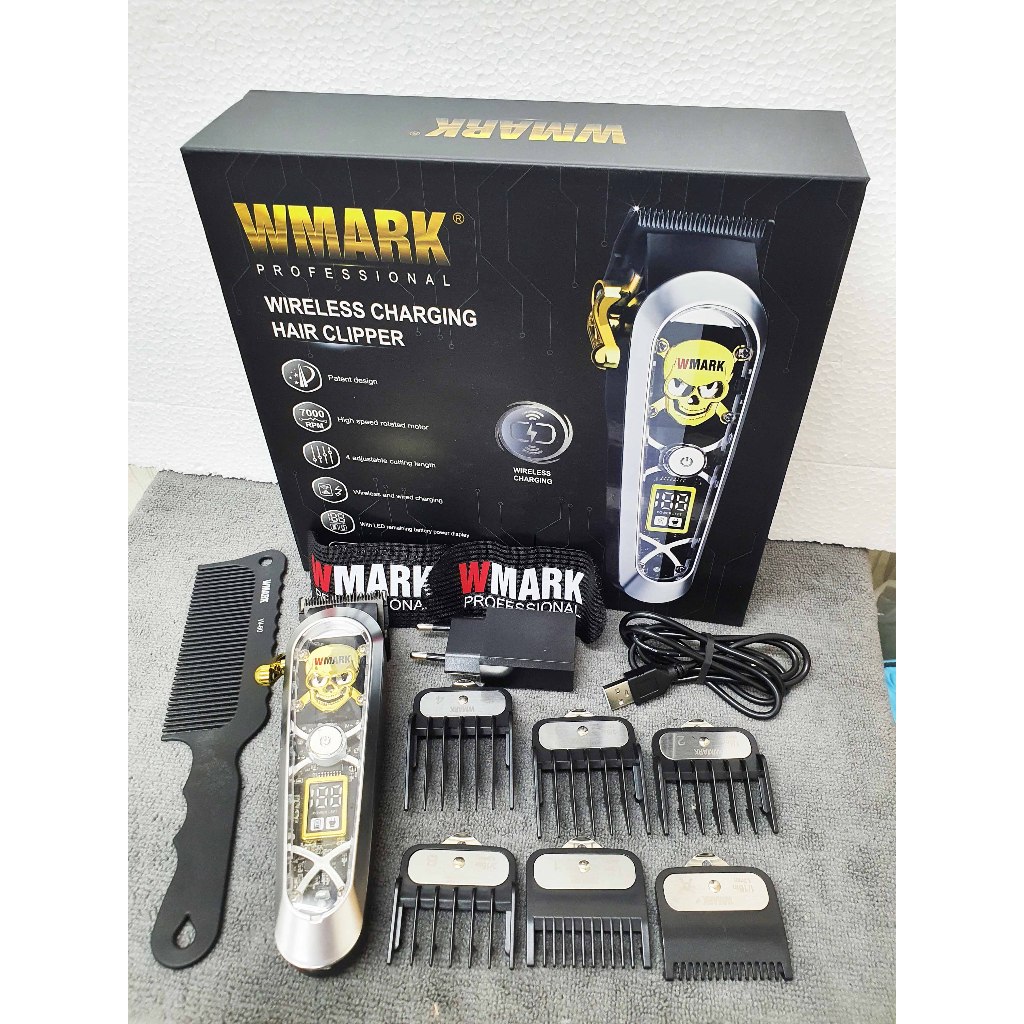 4021 WMARK PROFESSIONAL NG-130 WIRELESS CHARGING Hair Clipper | Shopee Singapore
