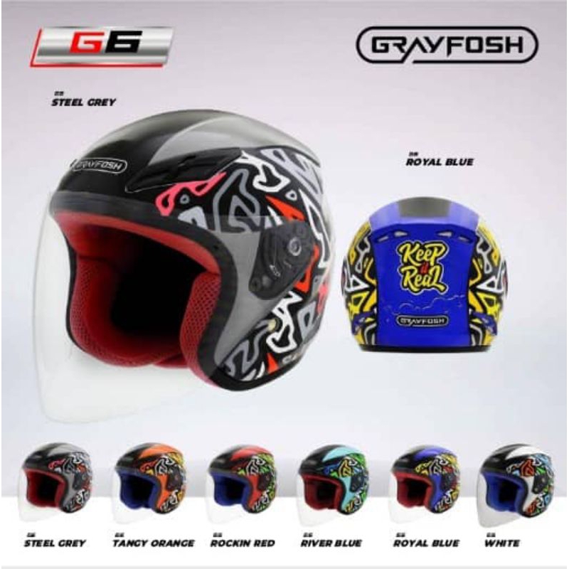 HELMET GRAYFOSH (FOR CHILDREN USE) | Shopee Singapore