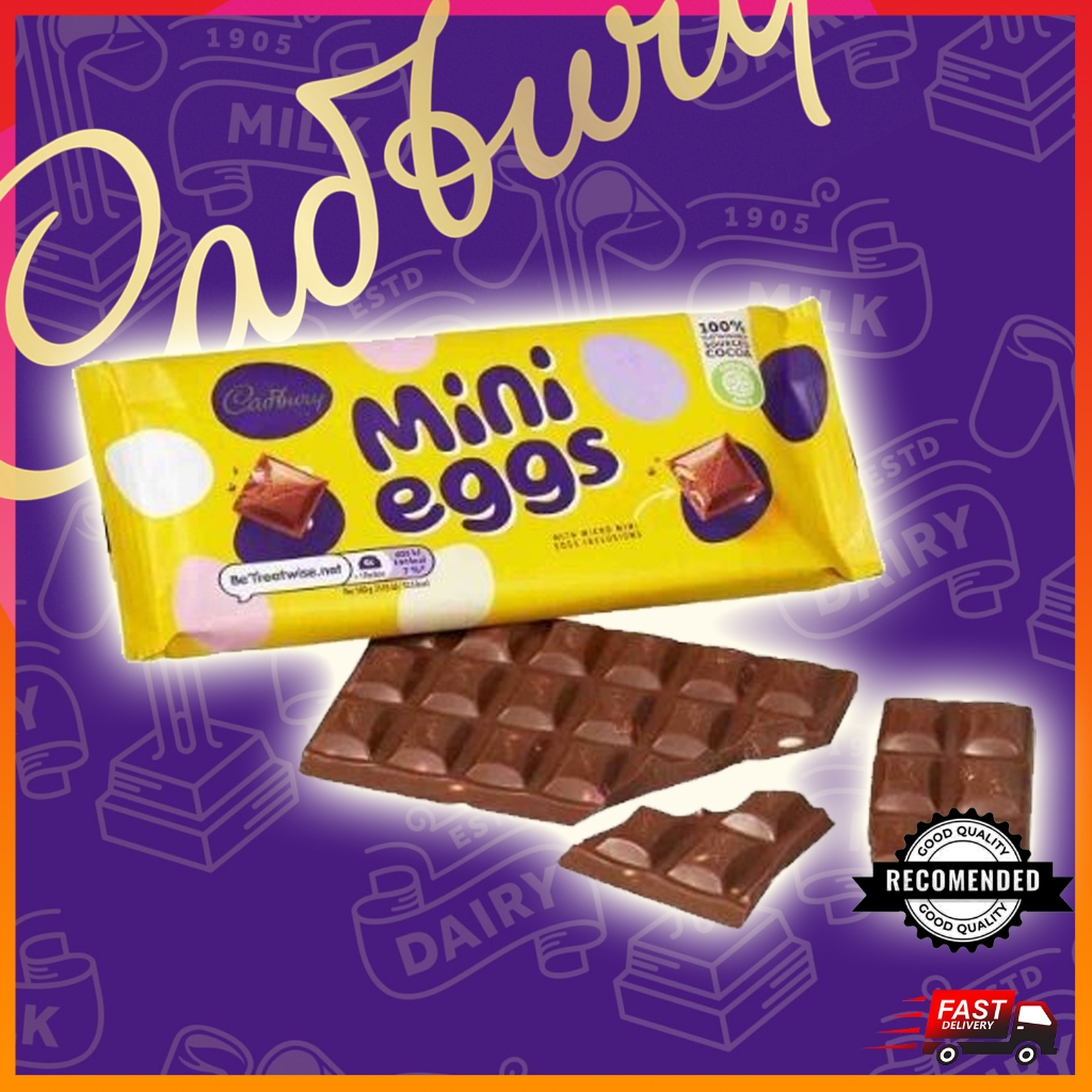 Cadbury Mini Eggs Chocolate Bar Tablet 110g | Shopee Singapore