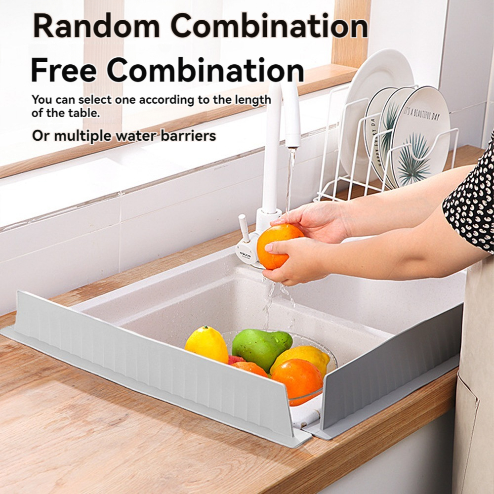 Sink Splash Guard Premium Silicone Water Splash Guard for Sink Kitchen ...