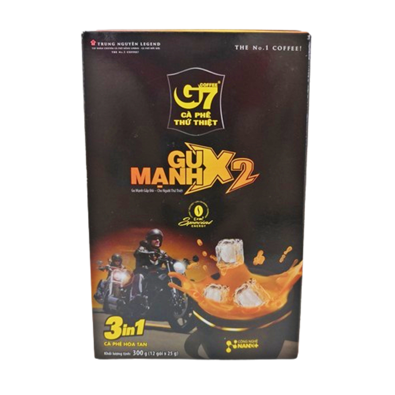 Vietnam Coffee Trung Nguyen Legend Double Strong 3 in 1 (12 packets x ...