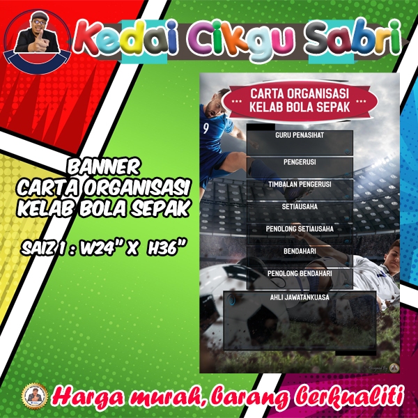 Game Club Organization Chart BANNER (Big SAIZ) | Shopee Singapore