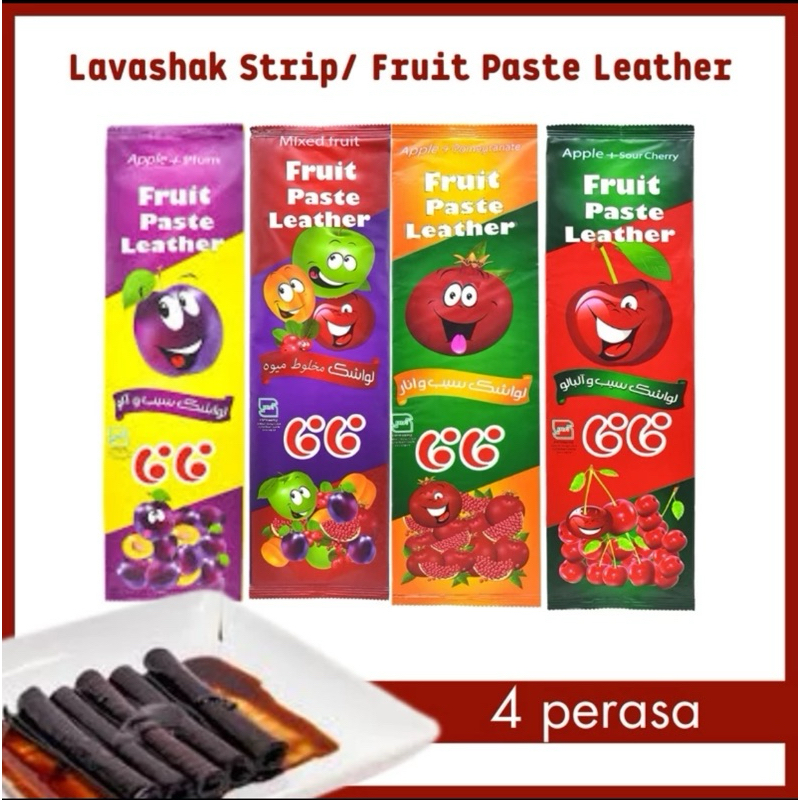 Fruit Paste Leather Lavashak strip Fruits Strip | Shopee Singapore