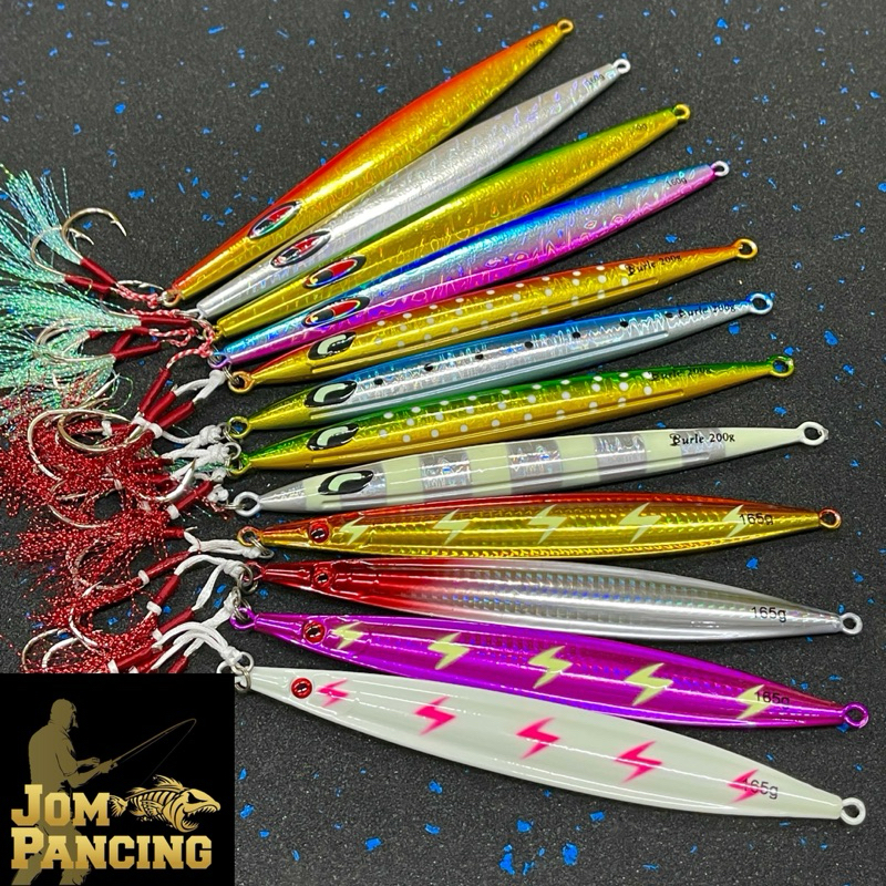 【Jom Pancing】KILLER METAL JIG + ASSIST HOOK(100g-300g)Fast JIG/Slow JIG ...