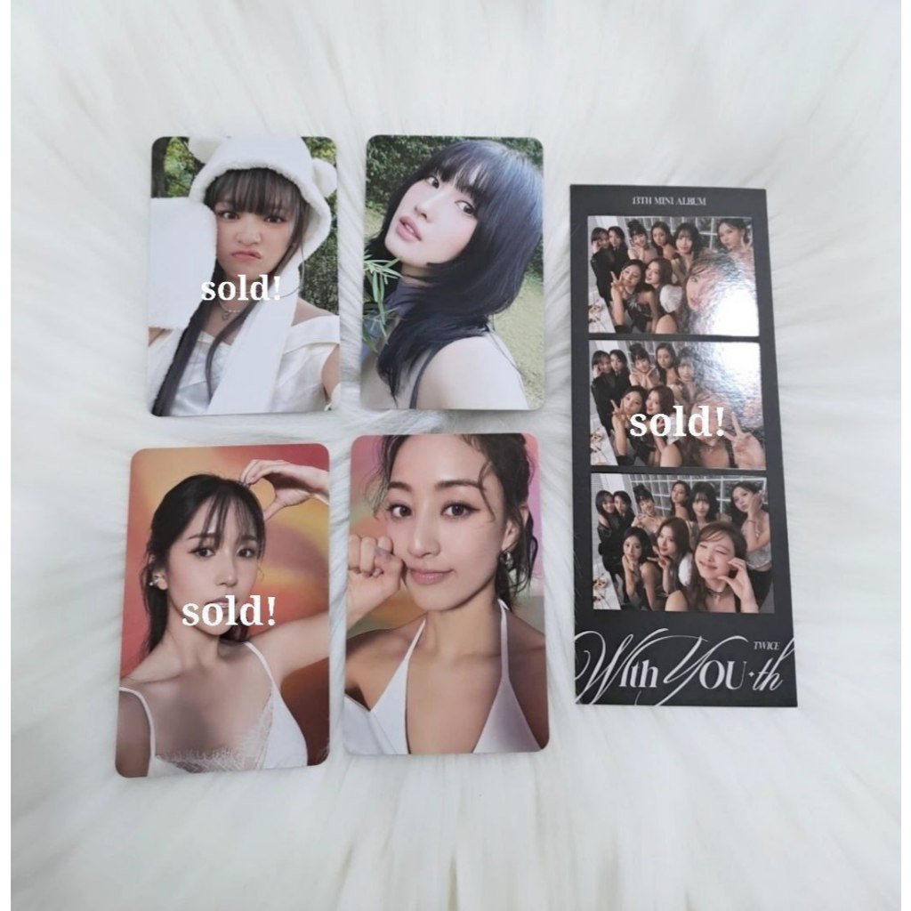 TWICE WITH-YOUTH ALBUM PCS & various era photocards & inclusions | Shopee Singapore