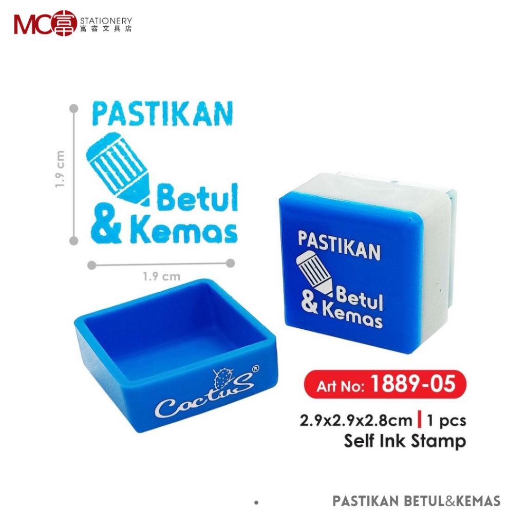 Teacher Self Inking Stamp/ Cop Sekolah/ Rubber Stamp Cop Getah/ Color ...