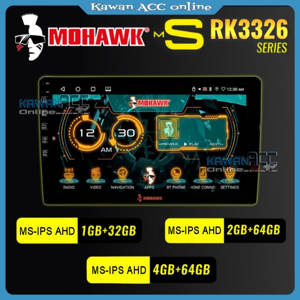 MOHAWK Android Player MS Series RK3326 Android 11 IPS AHD | Shopee ...