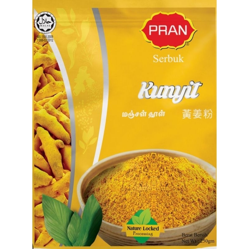 Pran Turmeric POWDER/TUMERIC POWDER 125G 250G | Shopee Singapore