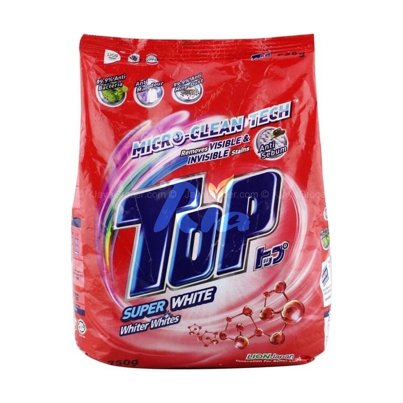 Top Powder Detergent brand clothes washing soap Powder 750g | Shopee ...
