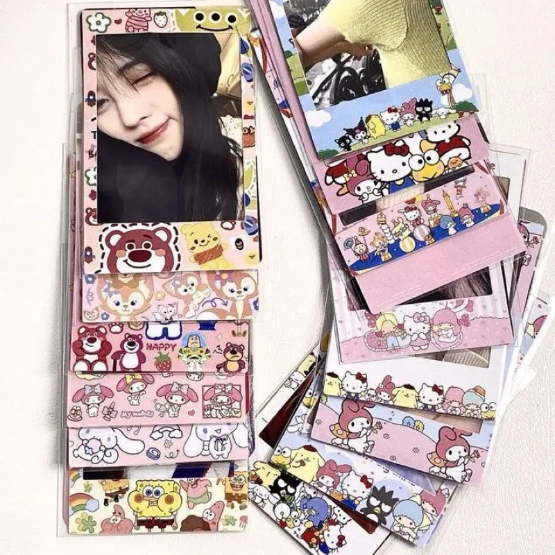 10pcs for Fujifilm Instax Mini Photo Frame DIY Ins Cartoon 3-Inch Photo Frame Stickers ...