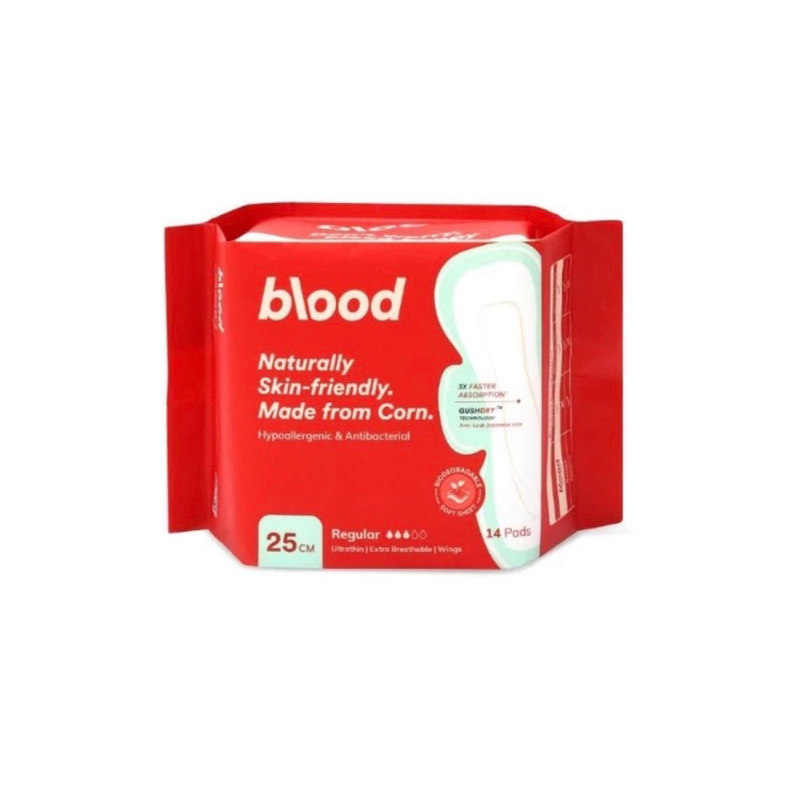 Blood Corn Sanitary Pad (25cm x 13s)/ (33cm x 10s)/ (41cm x 8s ...