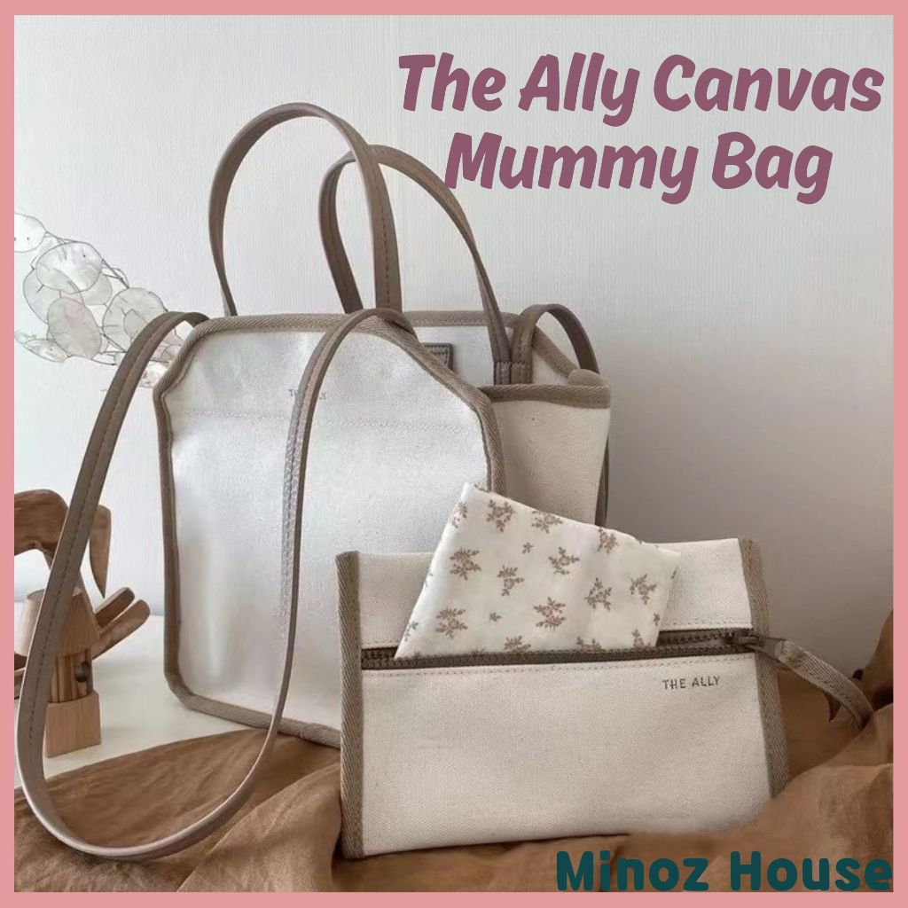 The Ally Mommy Diaper Bag mummy Multifunctional baby travel bag Canvas ...