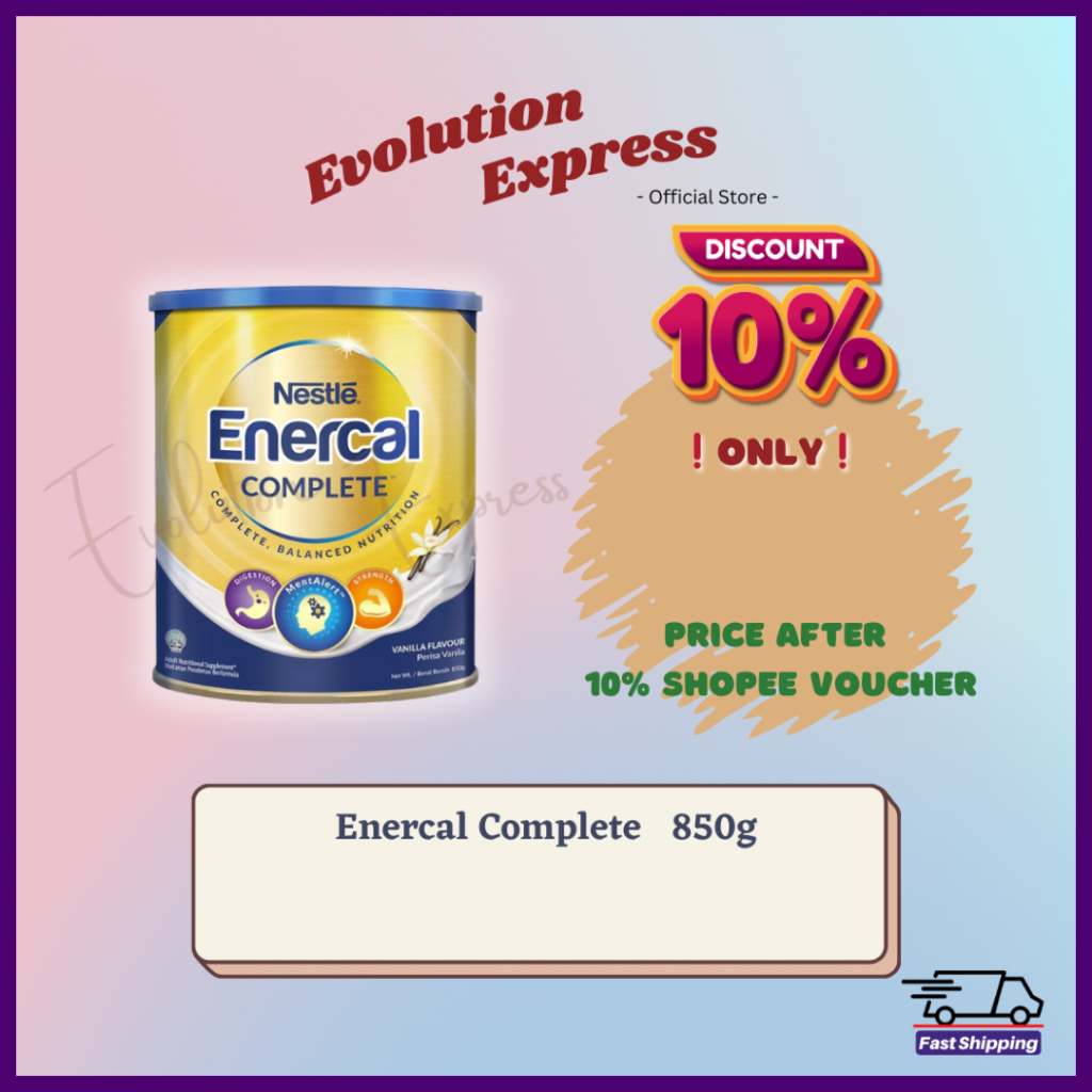 Enercal Complete Milk Formula Powder (200g/400g/850g) New Formula Exp 3 ...