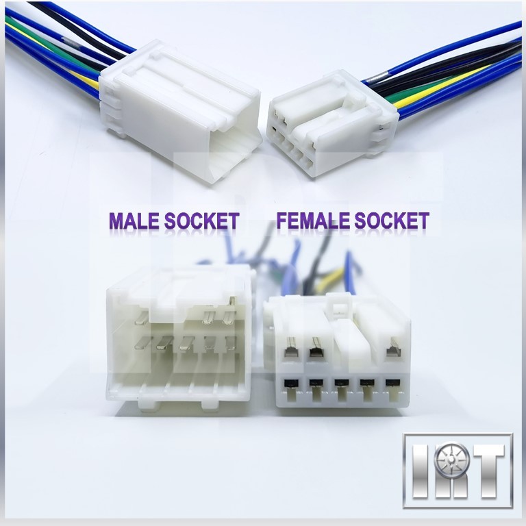 8 Pin Power Window Satria Socket Connector Tingkap Kereta Proton Player ...