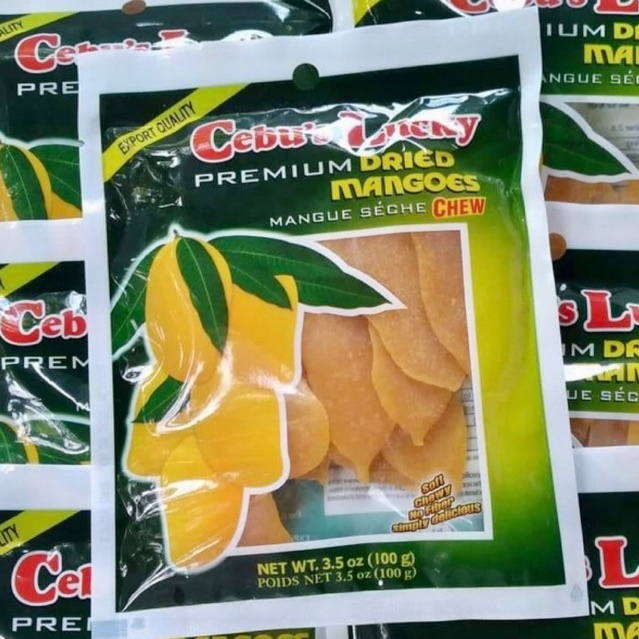 Philippines Cebu's Lucky Premium Dried Mango 100g Philippines Cebu芒果干 ...