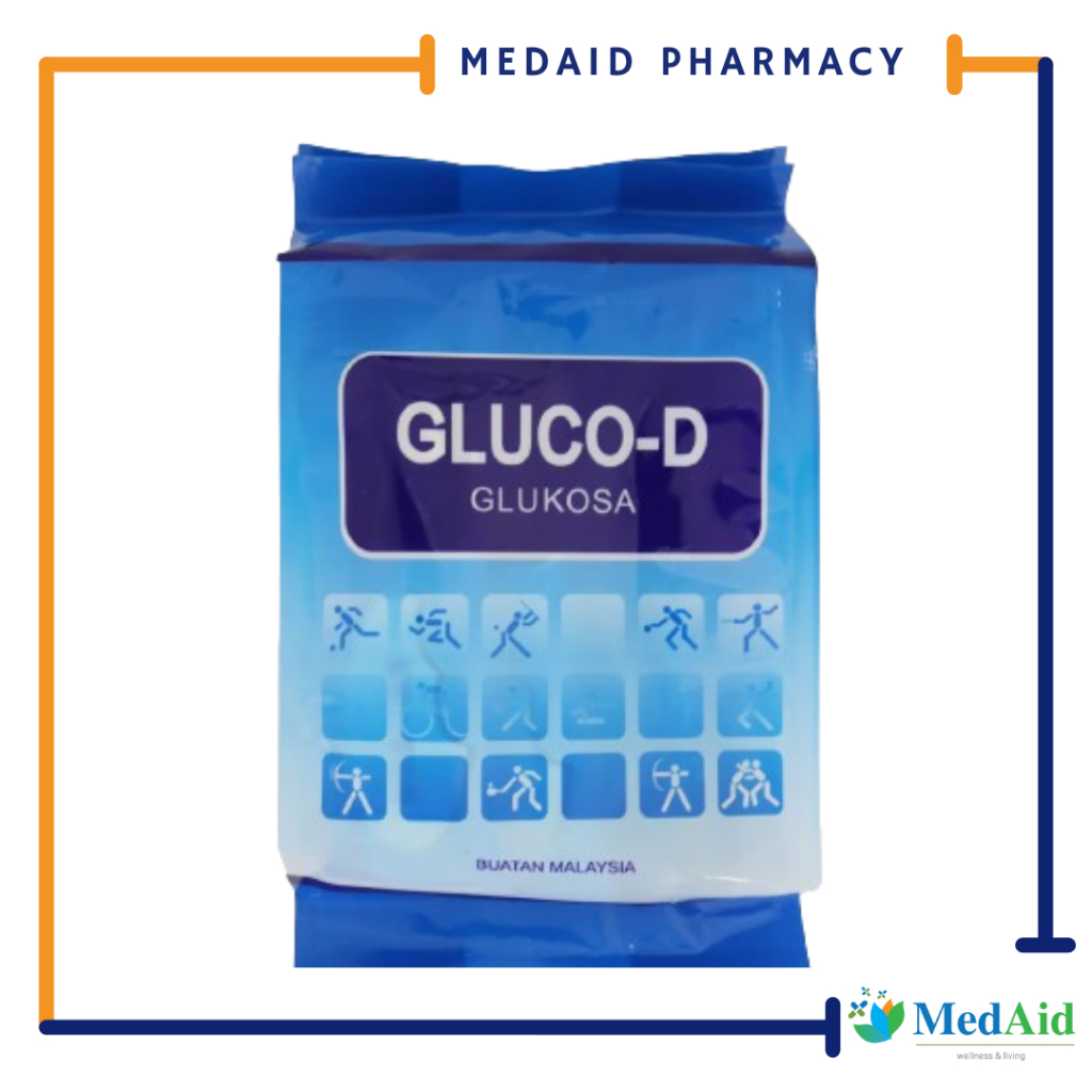 Gluco-D Glucose 20g 12'S | Shopee Singapore